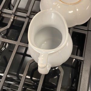 Mccoy | Accents | Vintage Mccoy Pottery Faint Light Blue Pitcher And ...